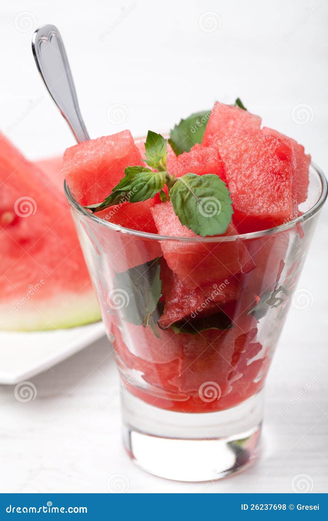 Watermelon pieces stock photo. Image of salad, plant - 26237698