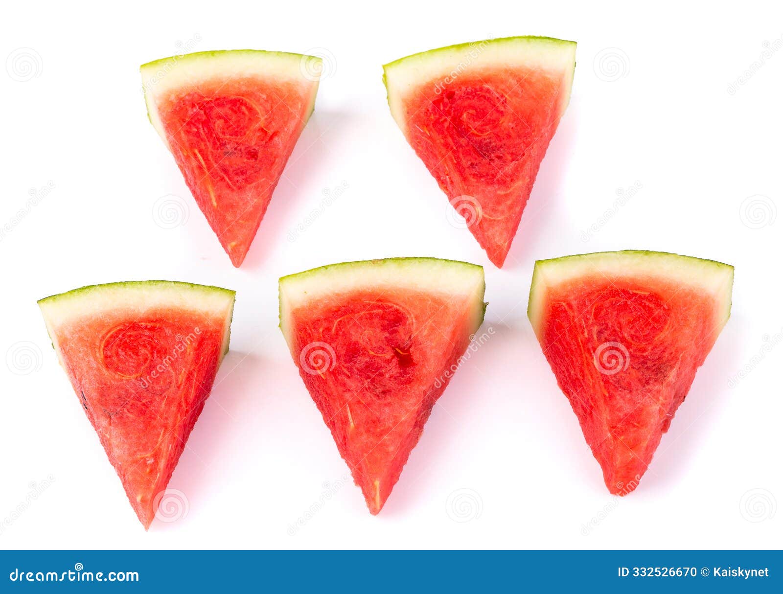 Watermelon and Watermelon Pieces Isolated on a White Background Stock ...