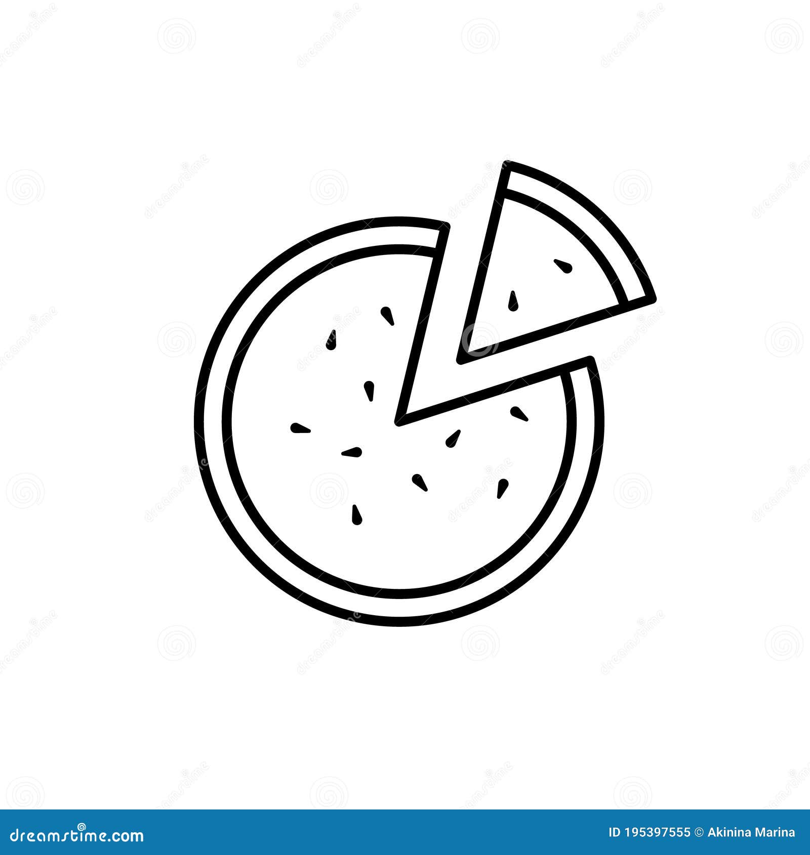 Simple Watermelon Piece Stock Illustrations – 1,061 Simple Watermelon ...
