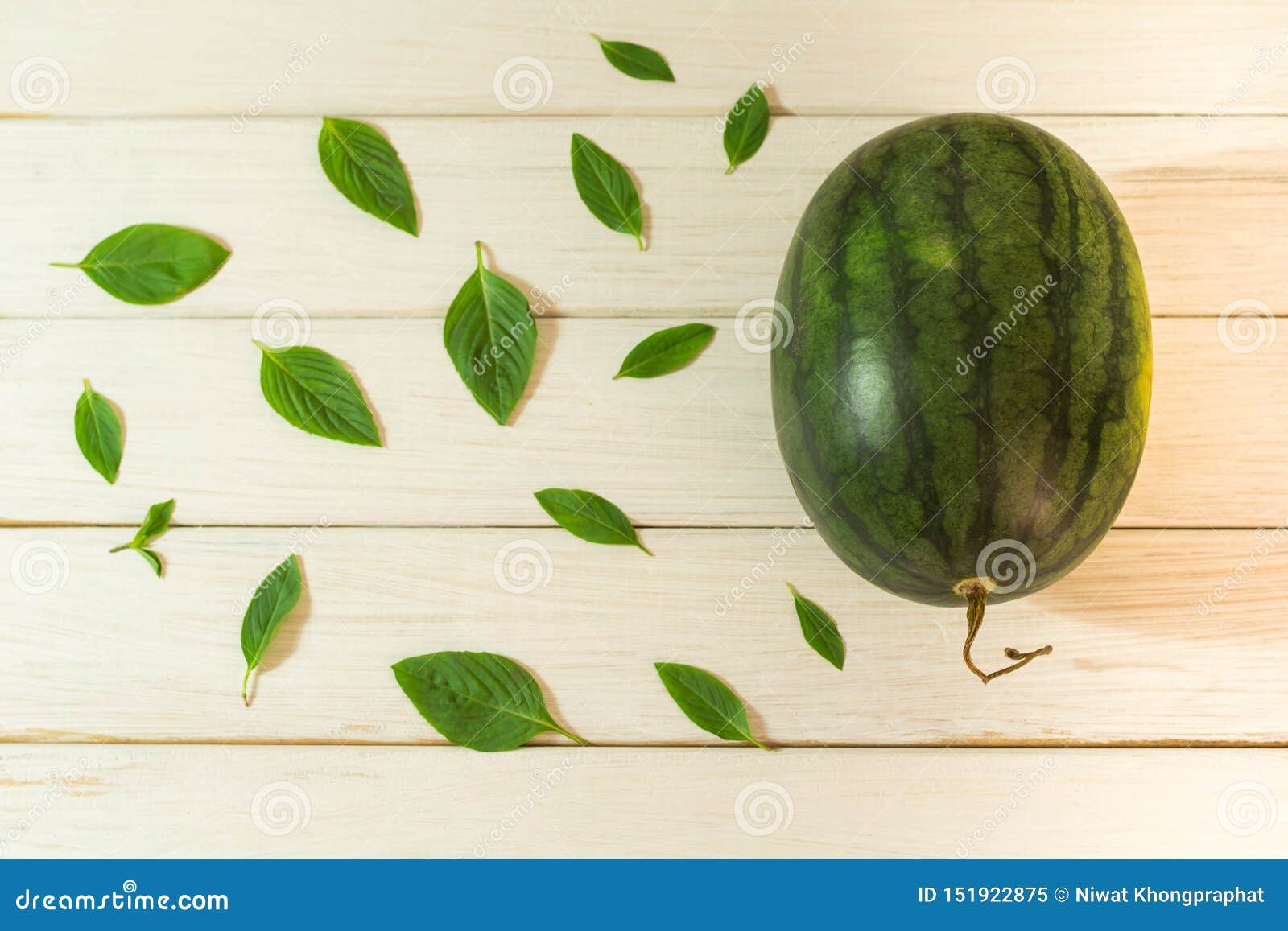 Watermelon is Placed on the Table Stock Image - Image of healthy, food ...