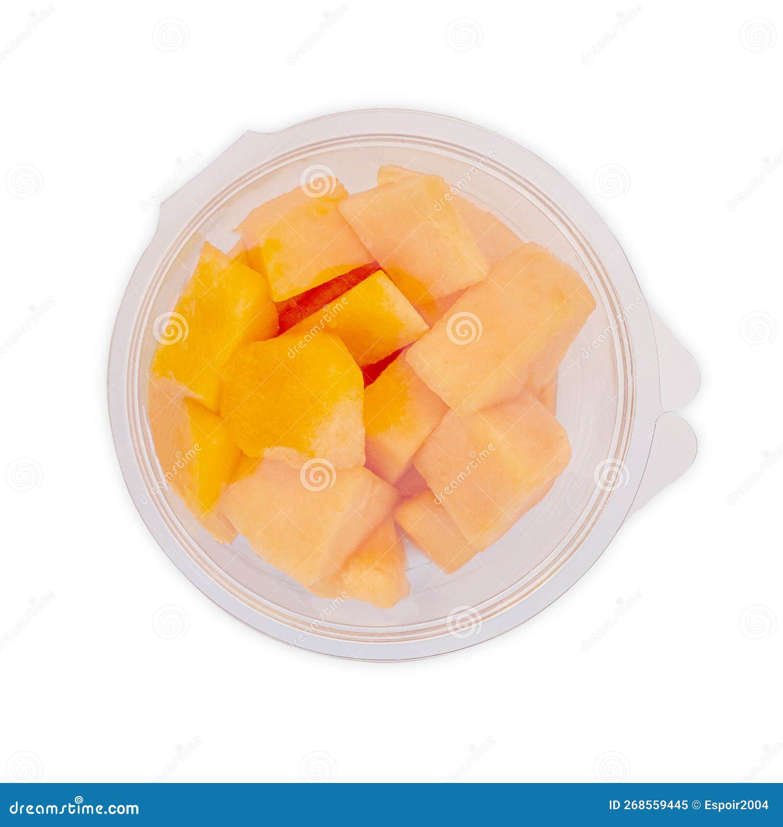 Watermelon in a Plastic Box . Stock Image - Image of organic, ripe ...