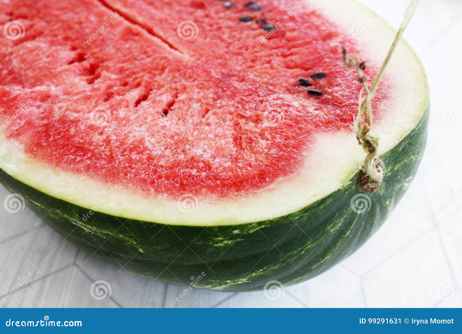 Watermelon stock image. Image of summer, watermelon, table - 99291631