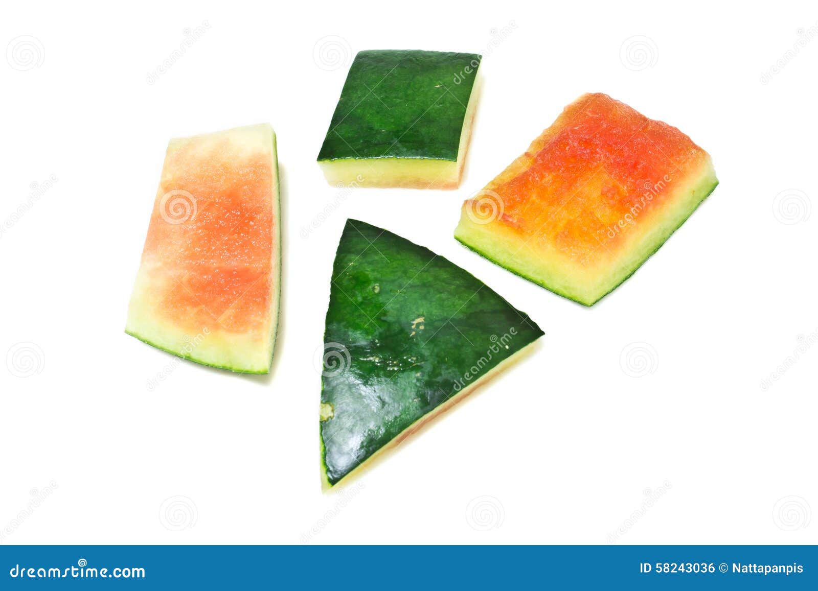 Watermelon Rind stock photo. Image of background, slice - 58243036