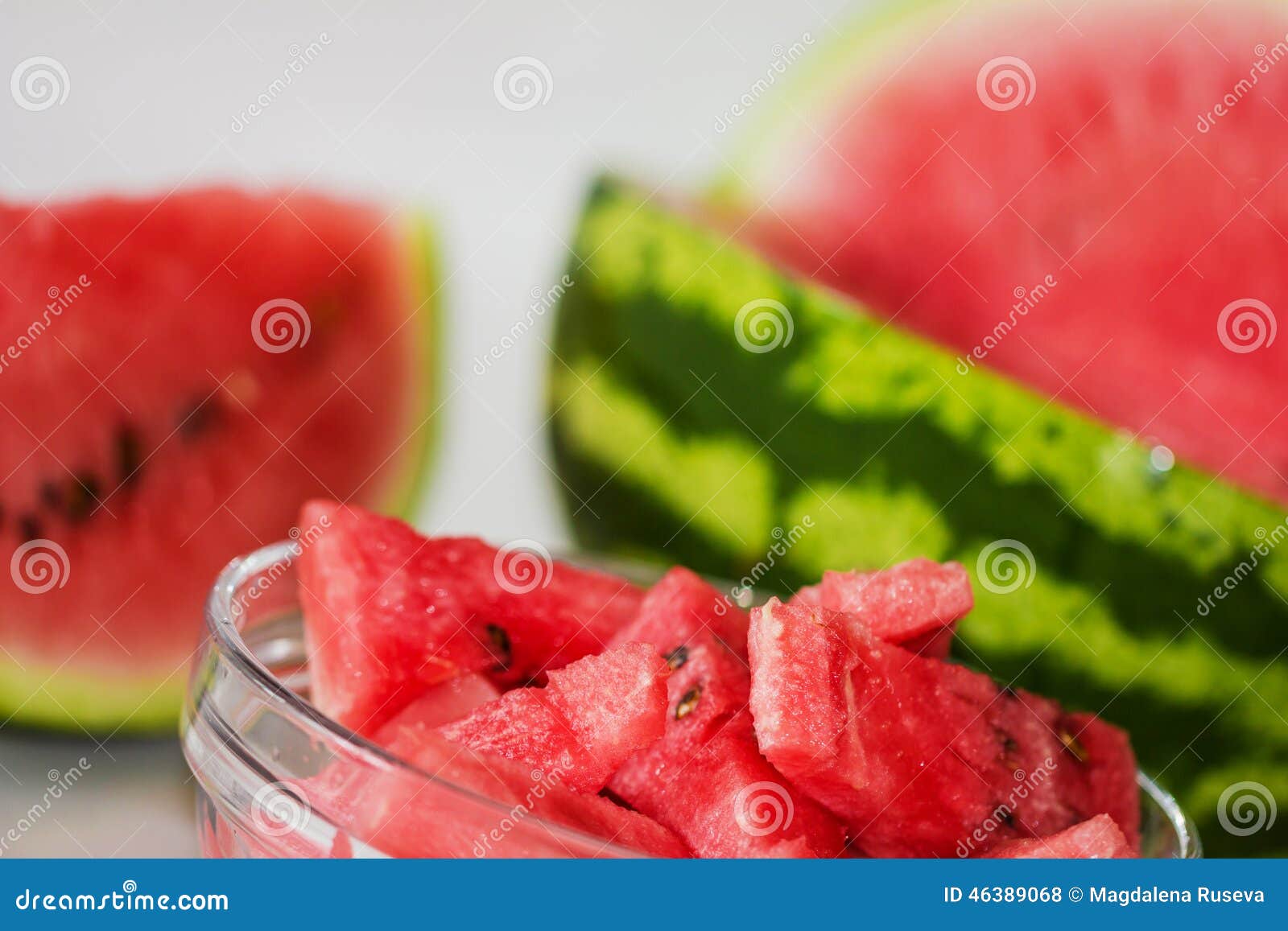 Watermelon stock photo. Image of portion, close, ripe - 46389068