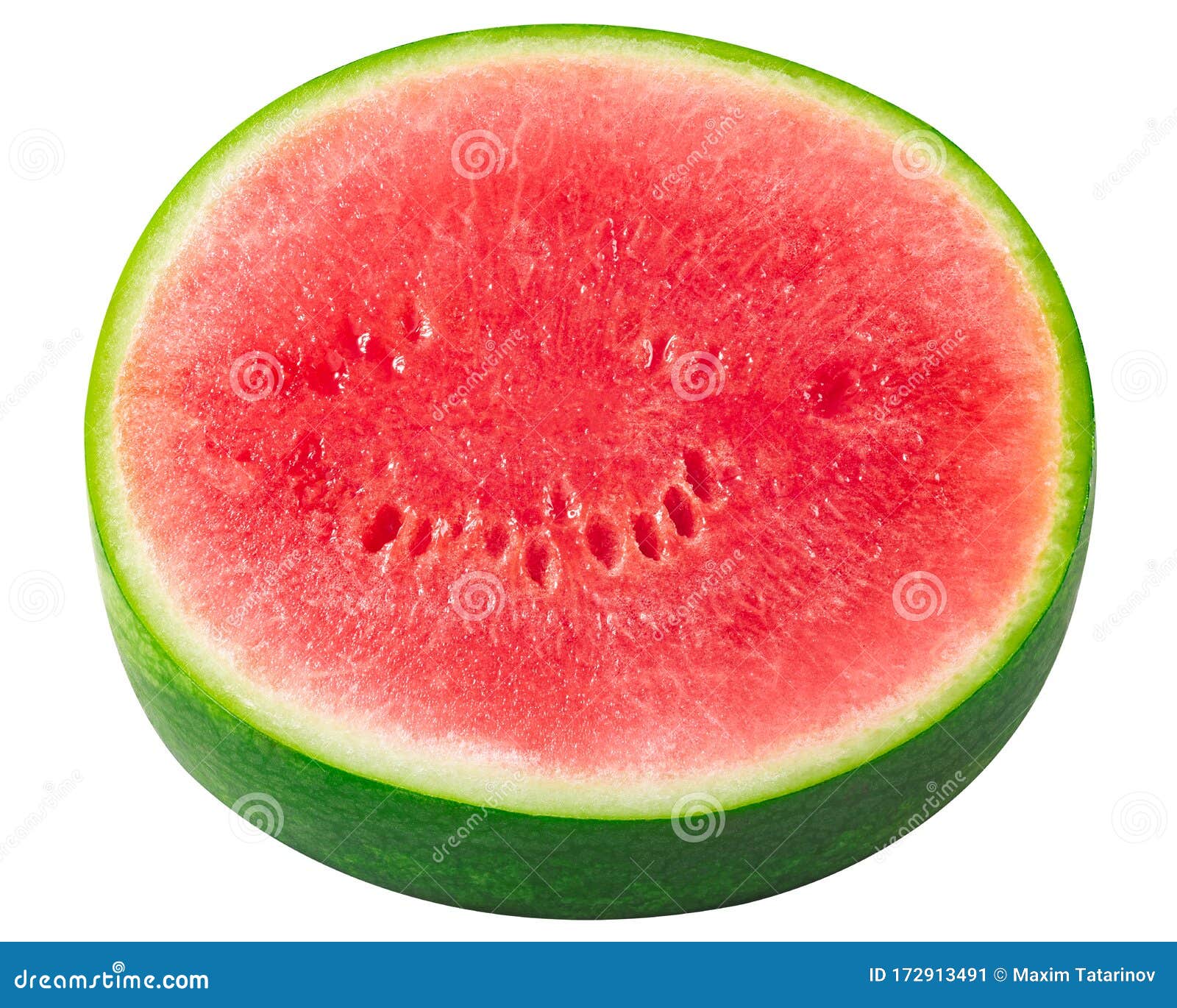 Watermelon Round Slice, Paths Stock Image - Image of watermelon ...