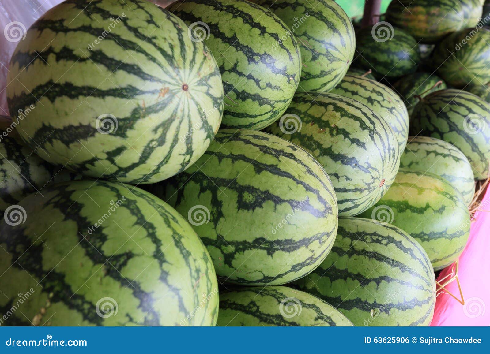 Watermelon stock photo. Image of tasty, market, thailand - 63625906