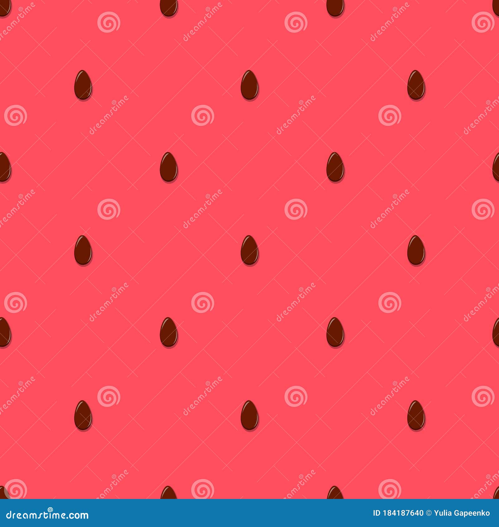 Watermelon Seamless Pattern Background Vector Illustration Stock ...