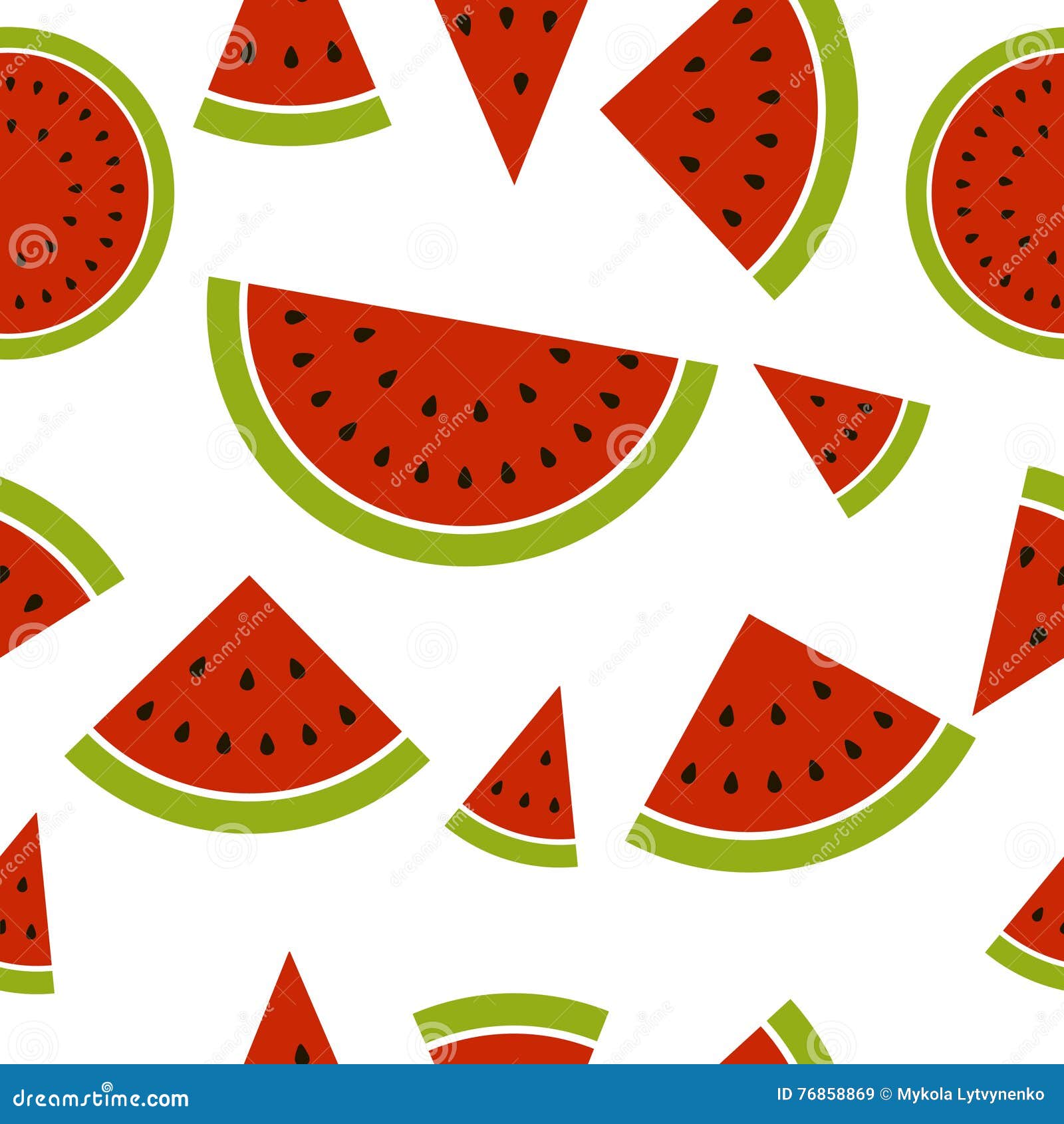 Watermelon Seamless Pattern Stock Vector - Illustration of graphic ...