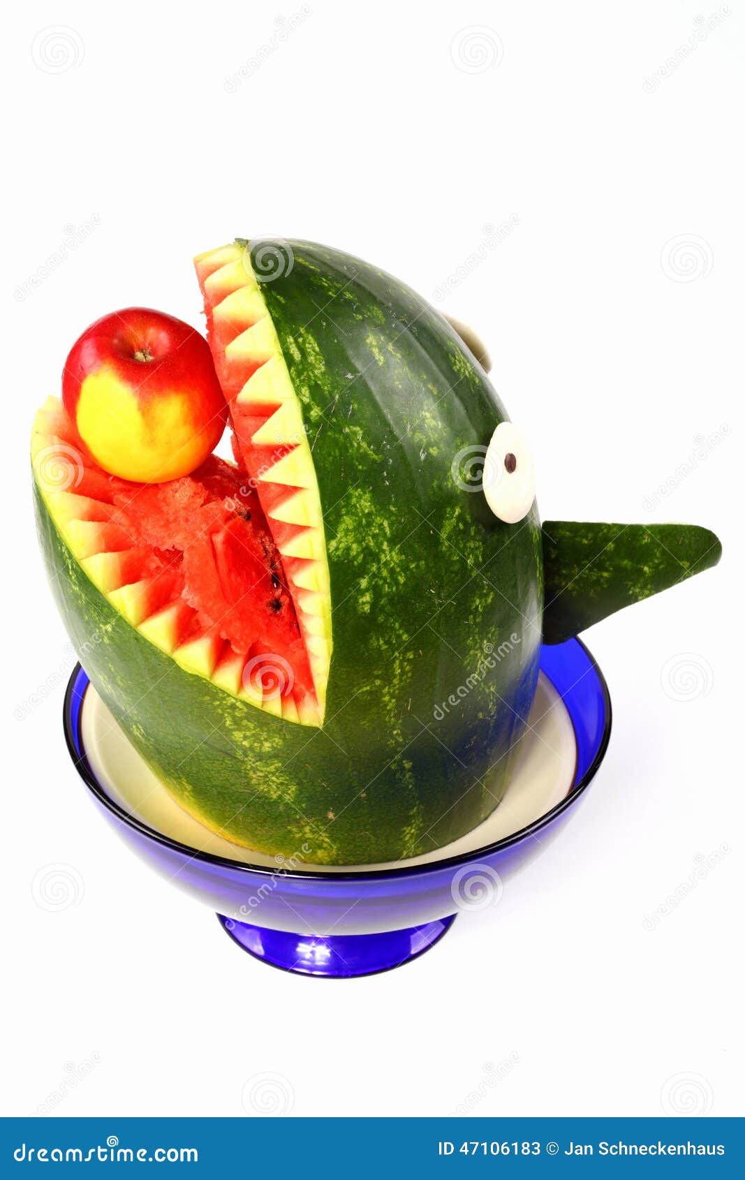 Watermelon shark stock image. Image of melon, celebration - 47106183