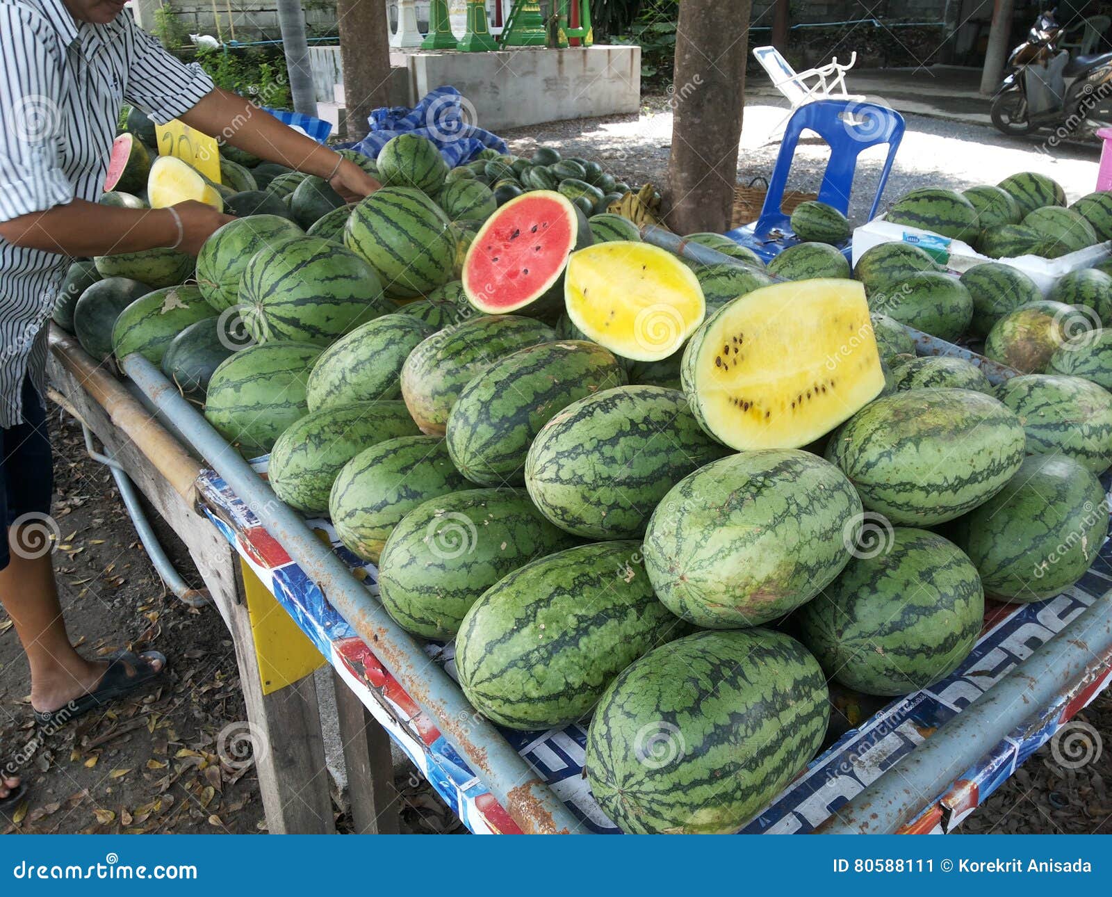Watermelon show editorial photo. Image of watermelon - 80588111