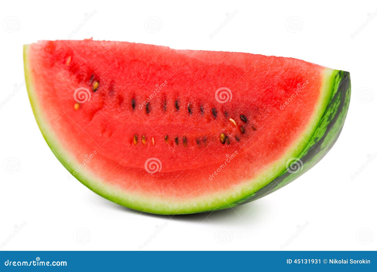 Watermelon slice stock image. Image of freshness, isolated - 45131931