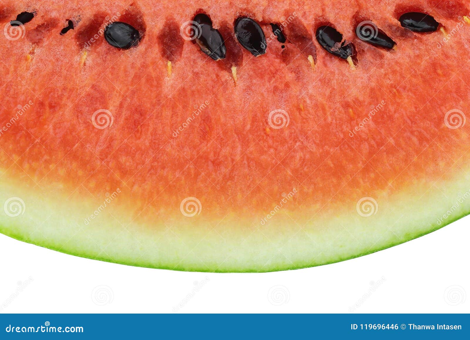 Watermelon Slice on White Background Stock Photo - Image of juicy ...