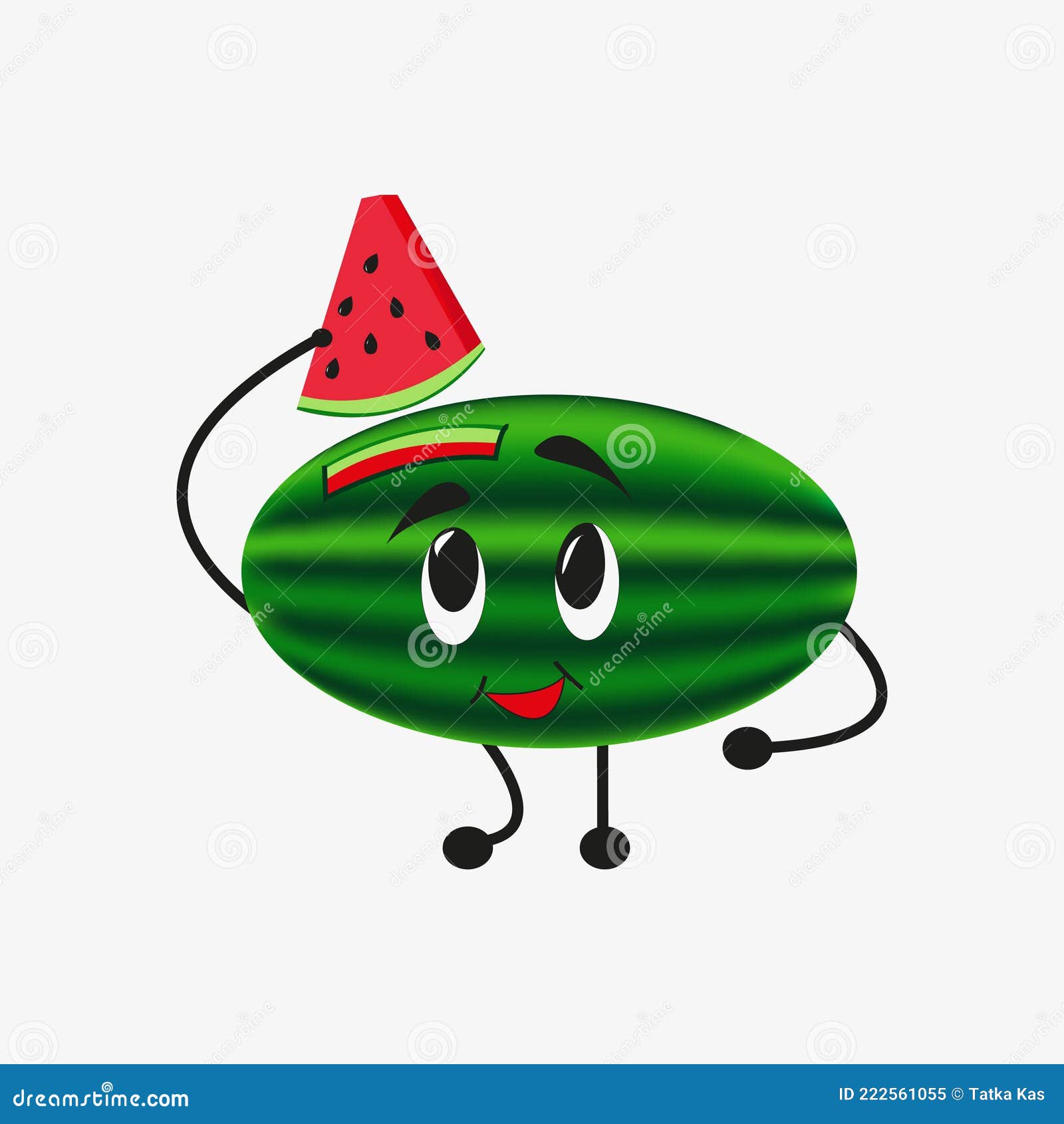 Watermelon. a Slice of Red Watermelon. World Watermelon Day. National ...