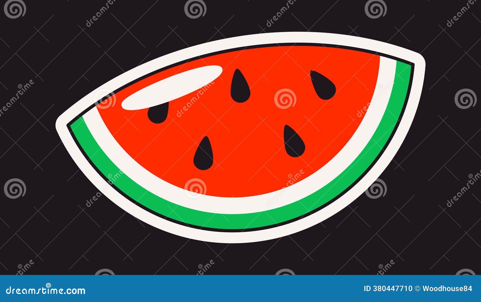 Watermelon Slice Clipart Set. Summer Watermelon Fruit Sweet And Tasty ...