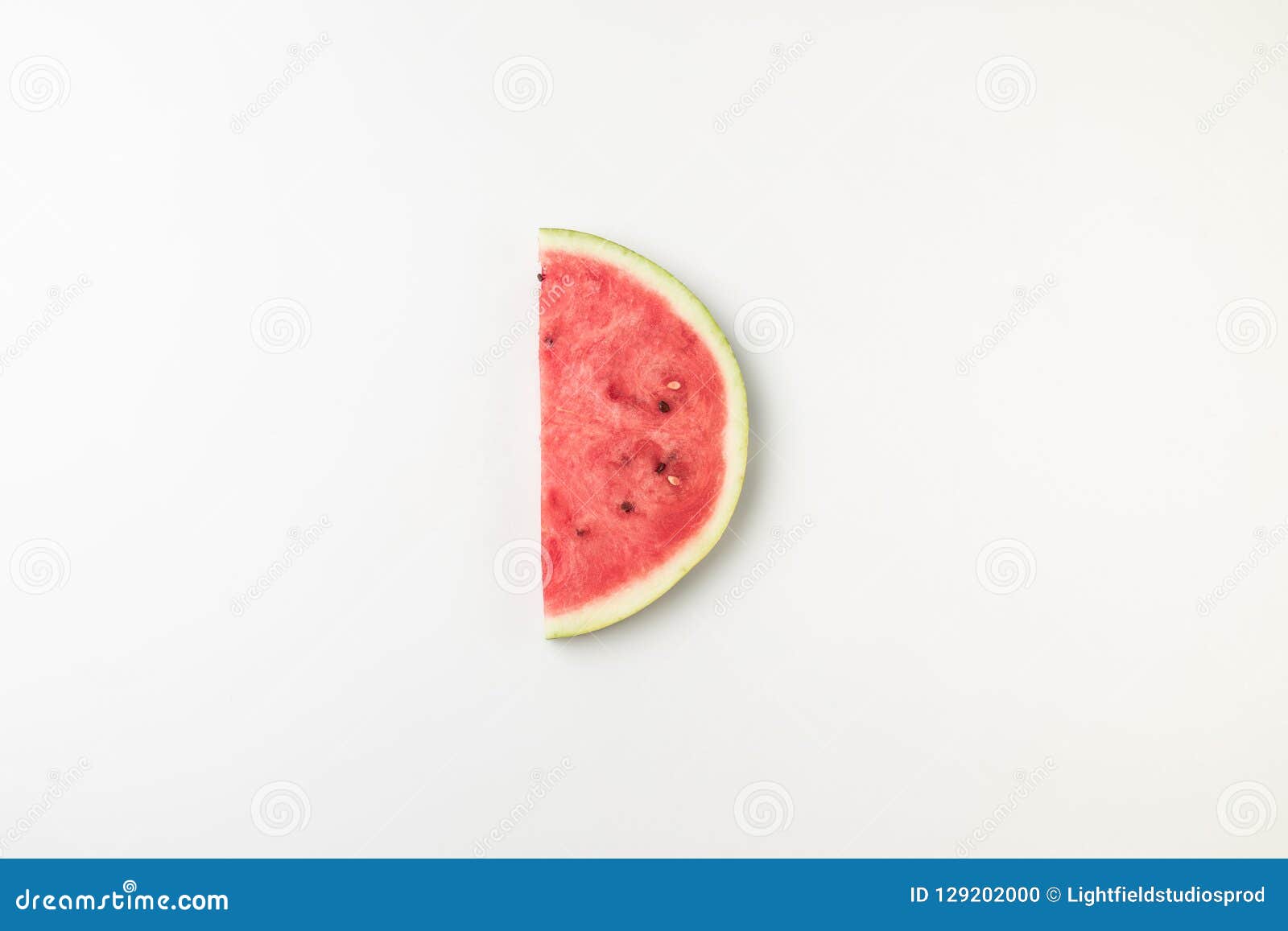 Top View of Watermelon Slice Stock Photo - Image of fresh ...