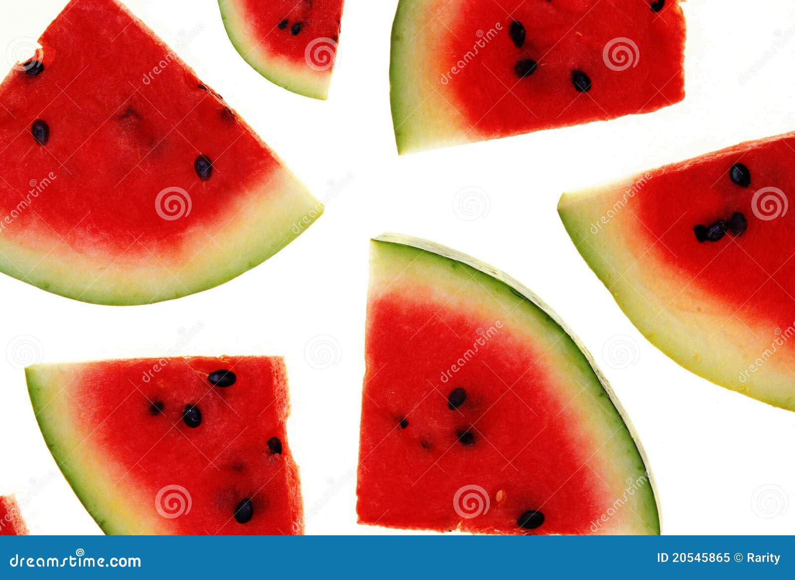 Watermelon slices stock image. Image of white, refreshing - 20545865