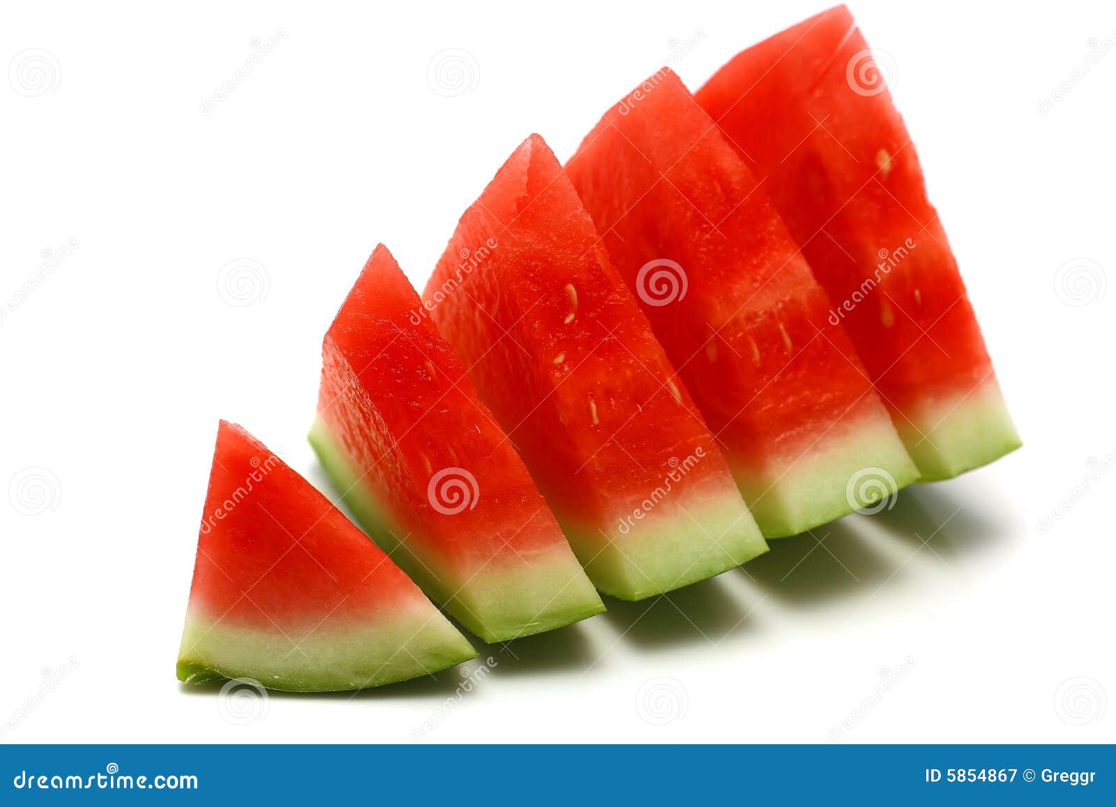 Watermelon slices stock image. Image of white, nature - 5854867