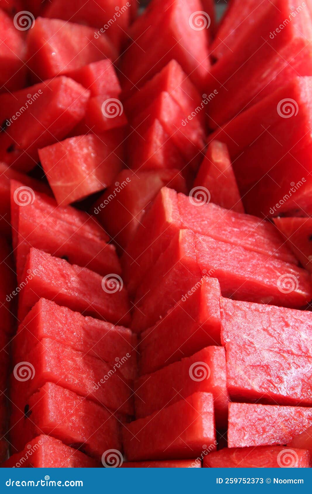 Watermelon Slices Background Stock Image - Image of organic, chunks ...