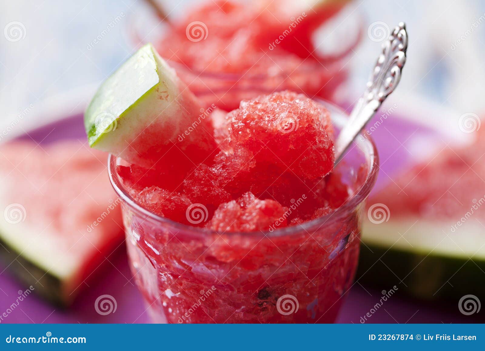 Watermelon slush ice stock photo. Image of watermelon - 23267874