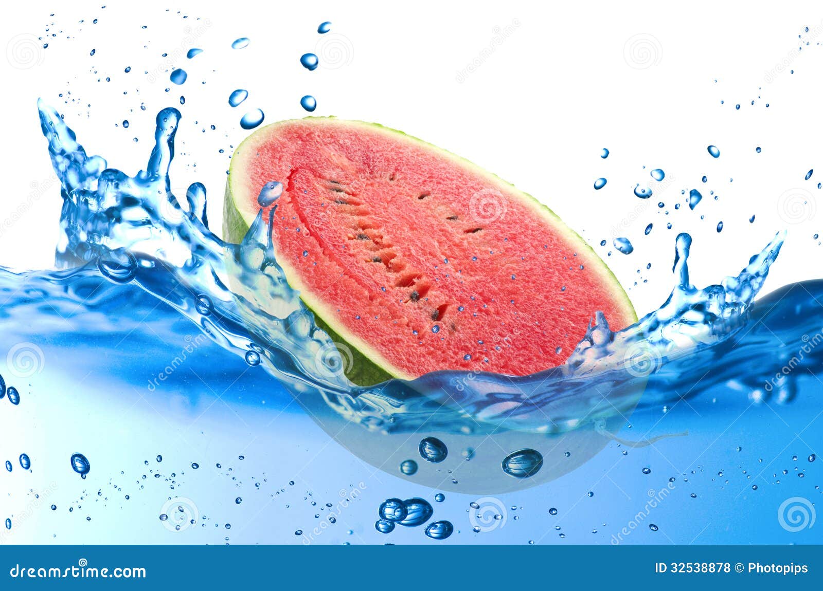 Watermelon splash stock photo. Image of freshness, light - 32538878