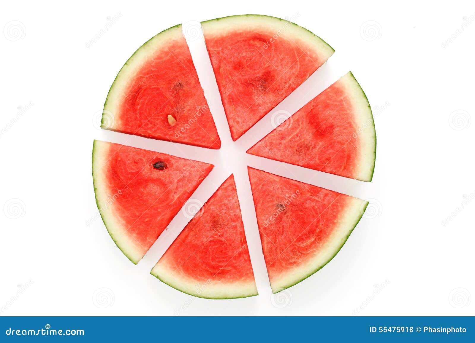 Watermelon Split Slide Yummy Fresh Summer Fruit Sweet Dessert Stock ...