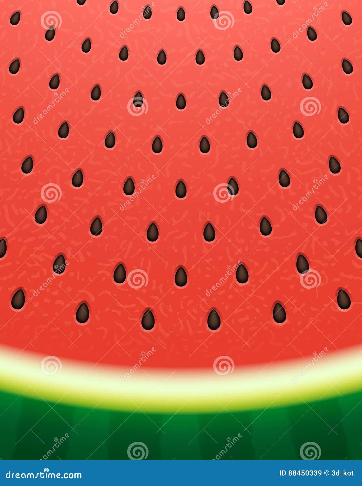 Watermelon Texture Background Vector Illustration | CartoonDealer.com ...