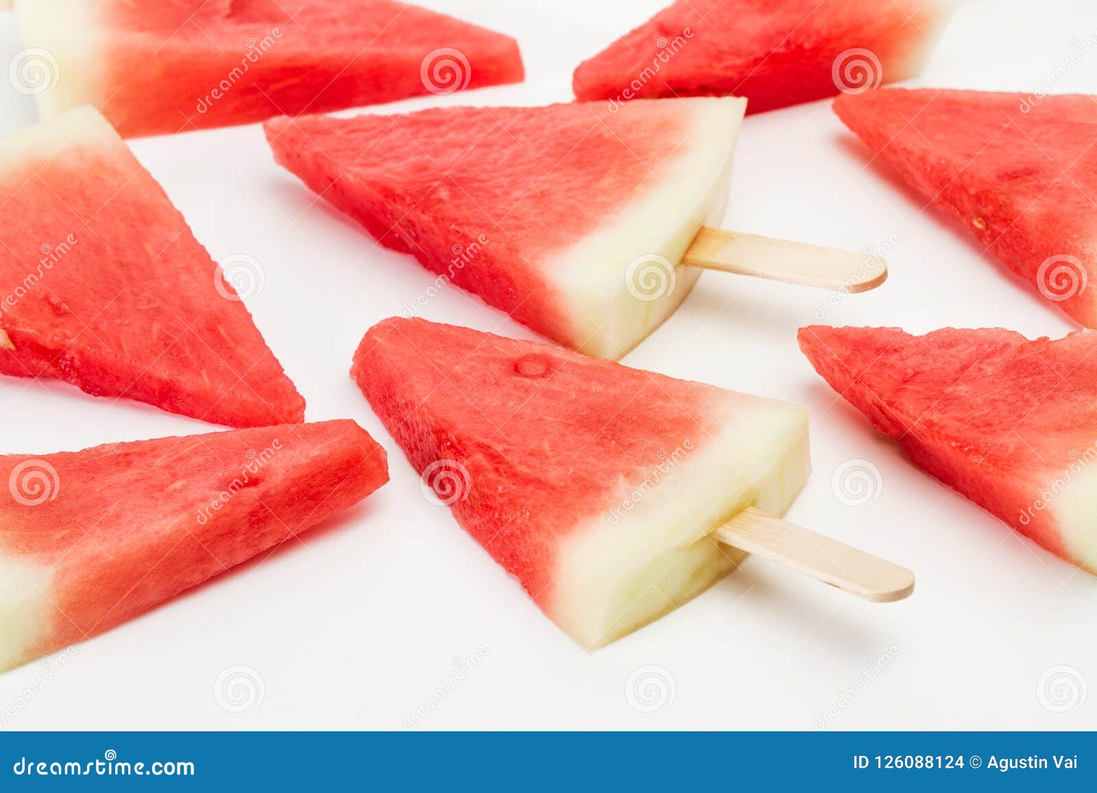 Watermelon with Triangle Shape Stock Photo - Image of shape, healthy ...