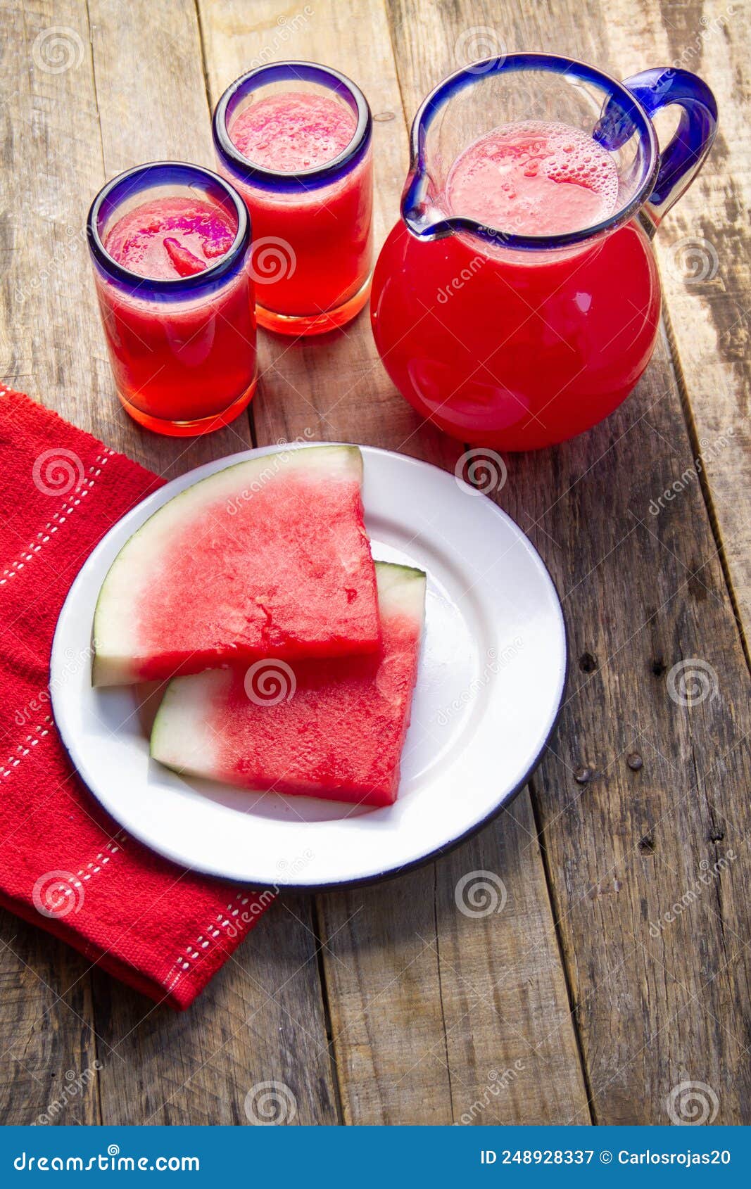 Watermelon With Water Splash Isolated On White Background Stock ...