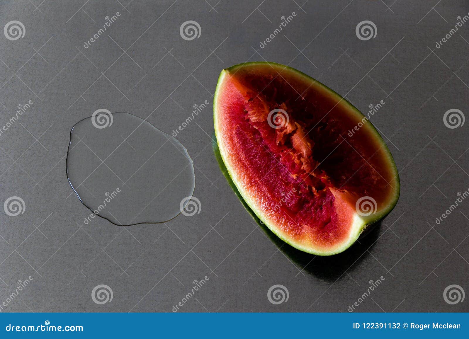 Clearly Over Ripe Watermelon Stock Photo - Image of green, stilllife ...