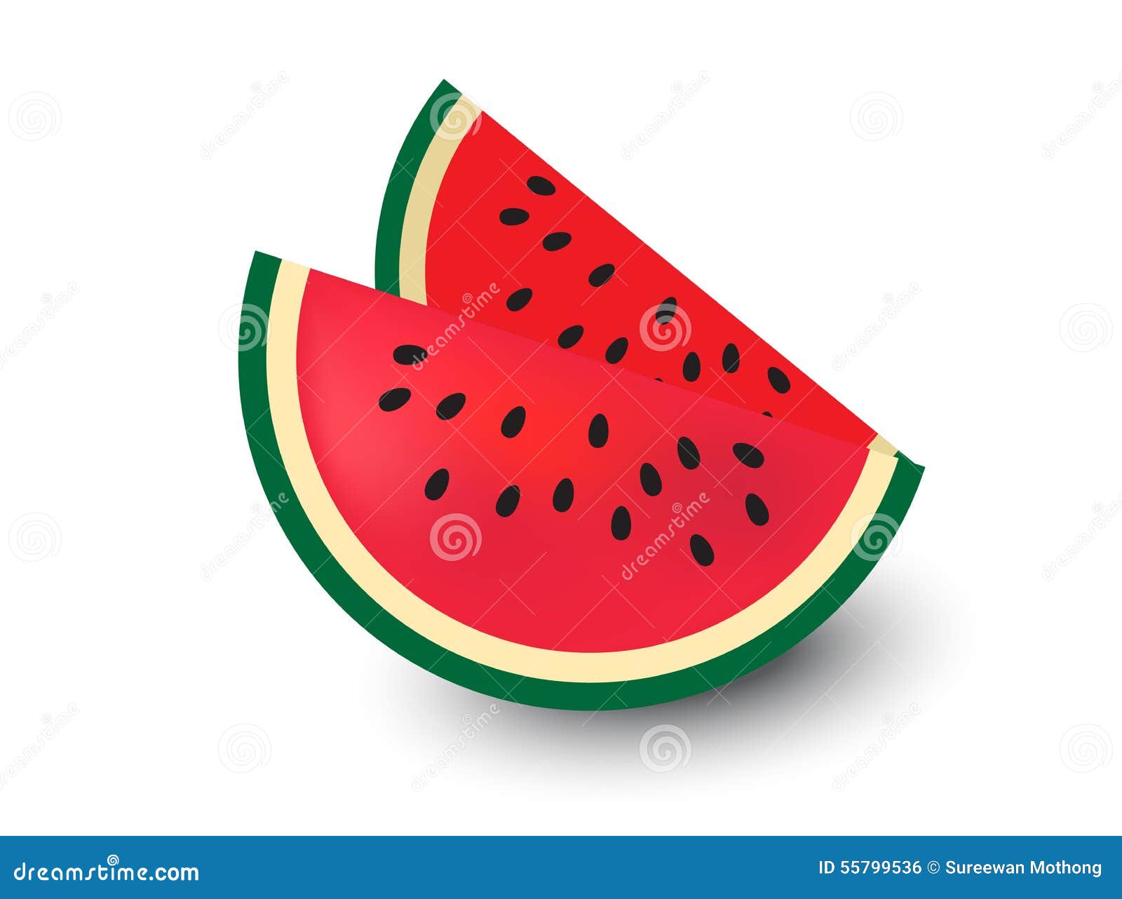 Watermelon, Watermelon Vector, Vector Stock Vector - Illustration of ...