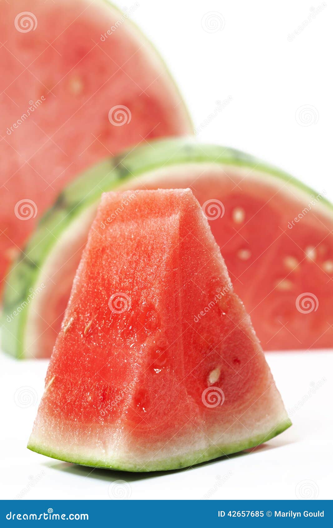 Watermelon wedge stock image. Image of agriculture, pieces - 42657685