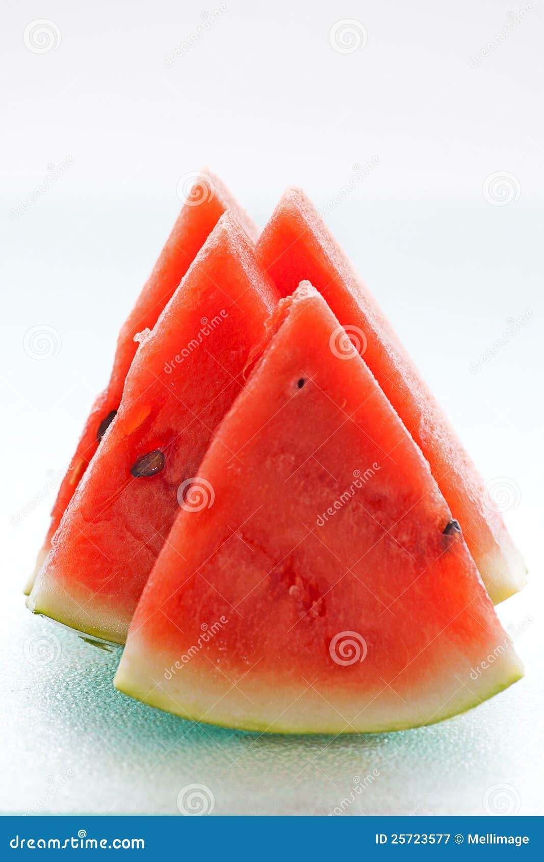 Watermelon wedges stock image. Image of product, seasonal - 25723577
