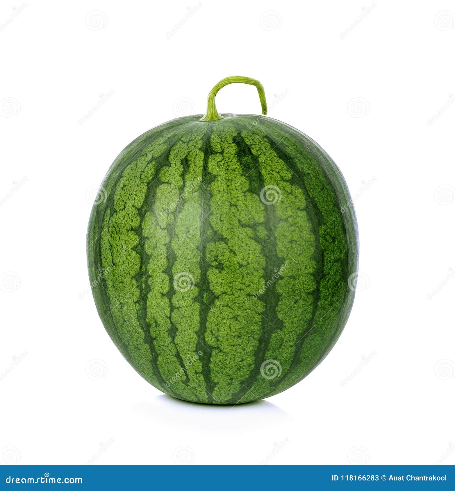 Watermelon on White Background Stock Image - Image of white, sweet ...