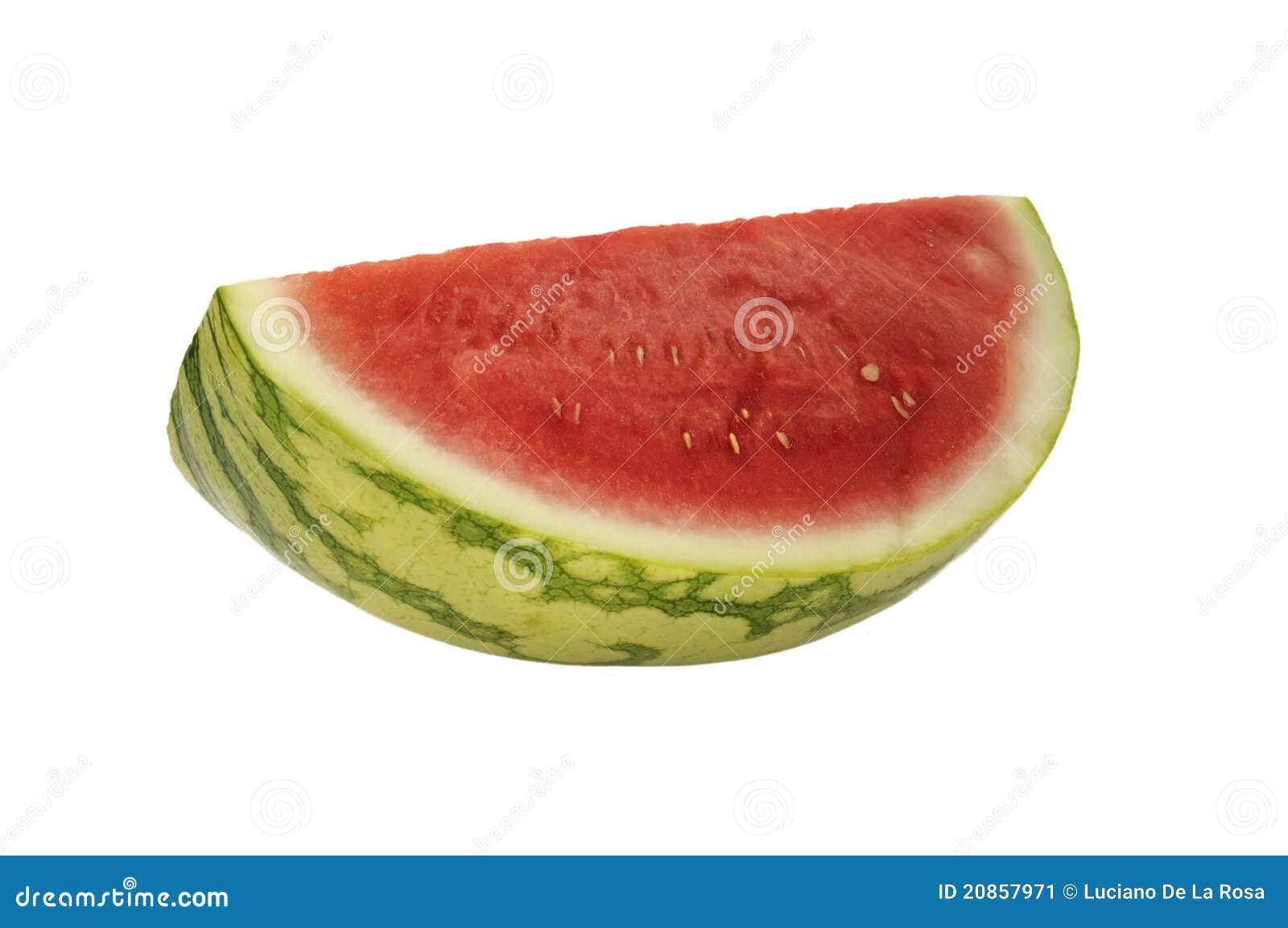 Watermelon on a White Background Stock Image - Image of ripe, slice ...