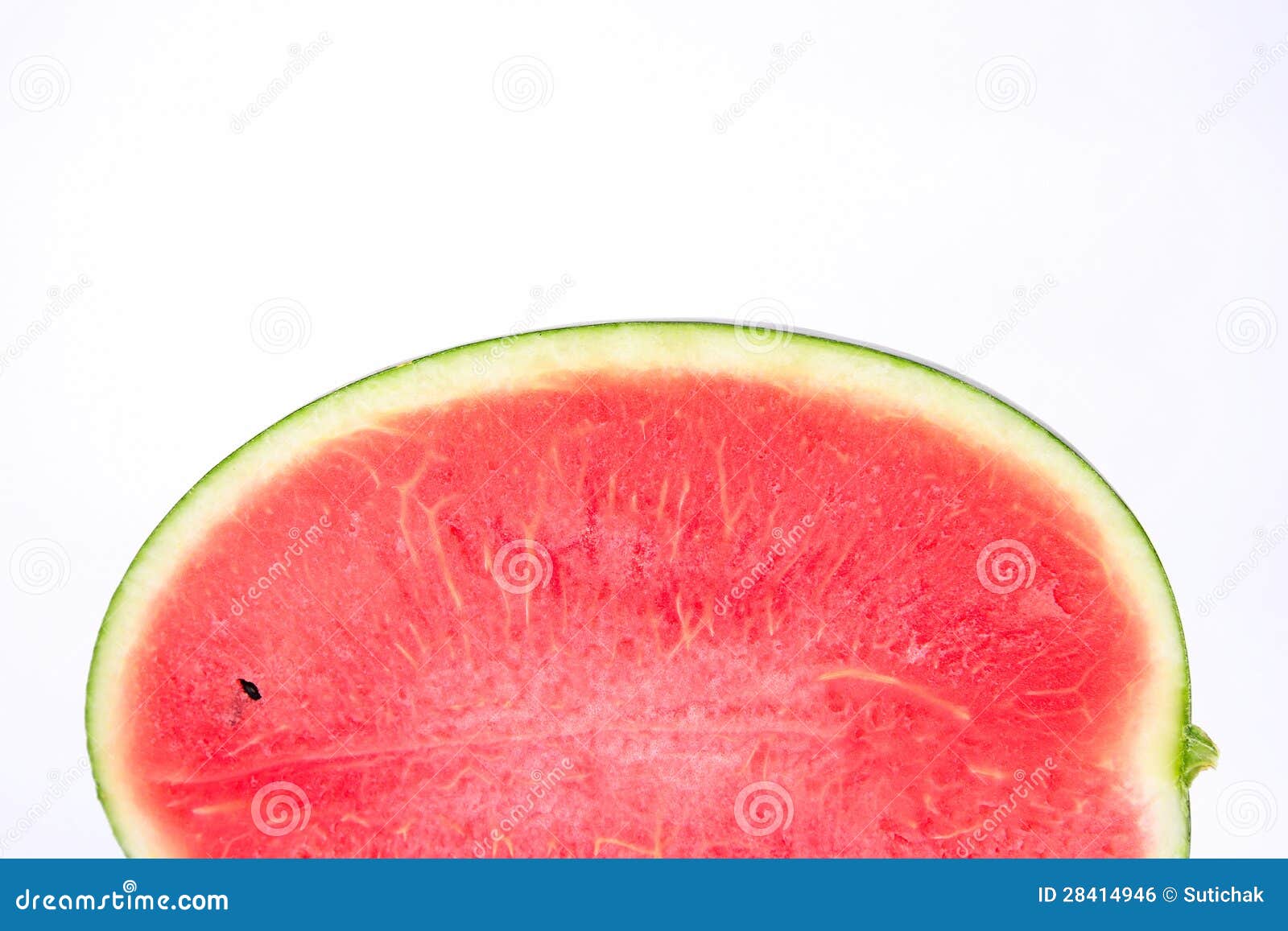 Watermelon on White Background Stock Photo - Image of fruit, melon ...