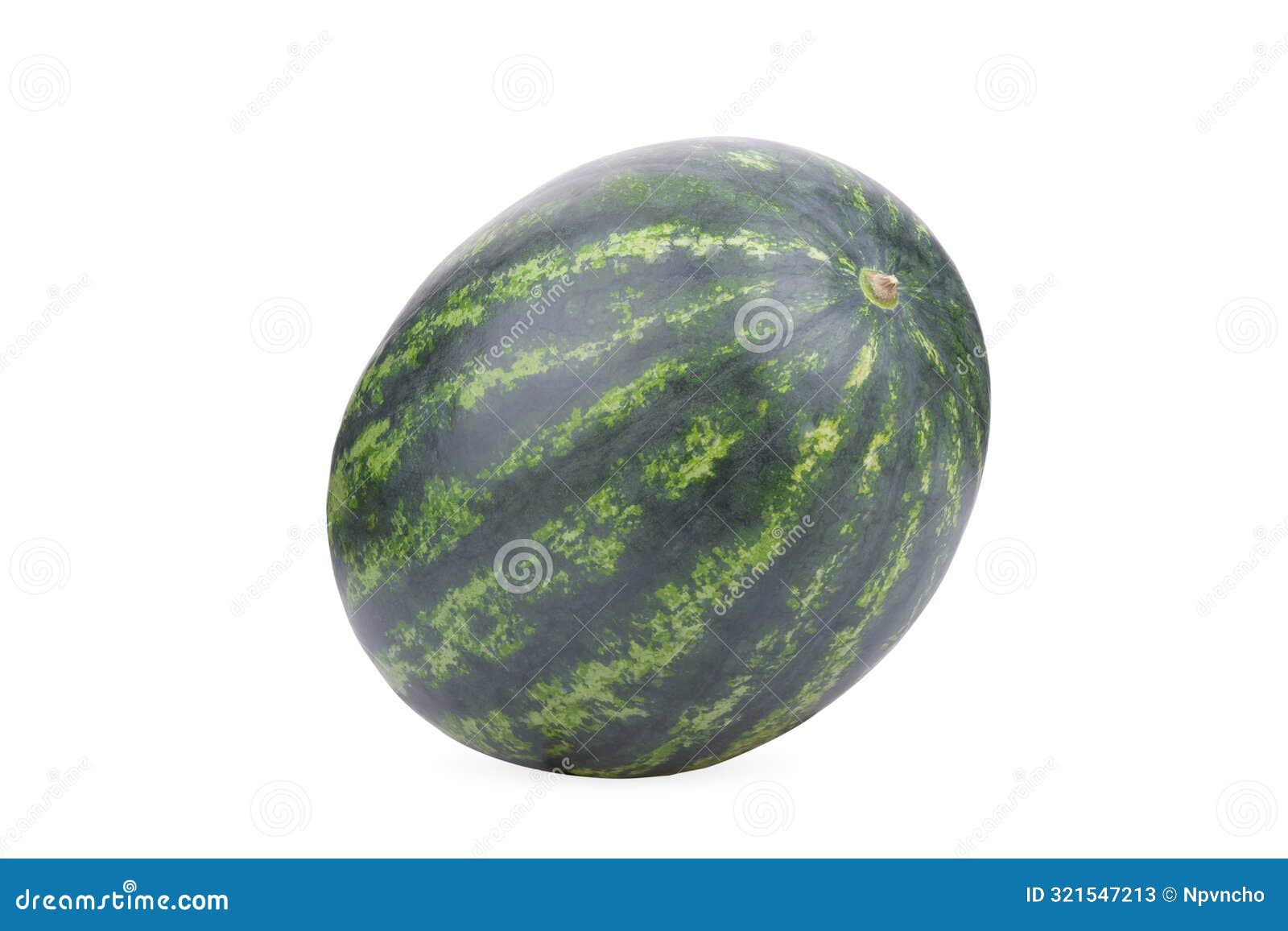 Whole of Tropical Watermelon on White Background Stock Image - Image of ...