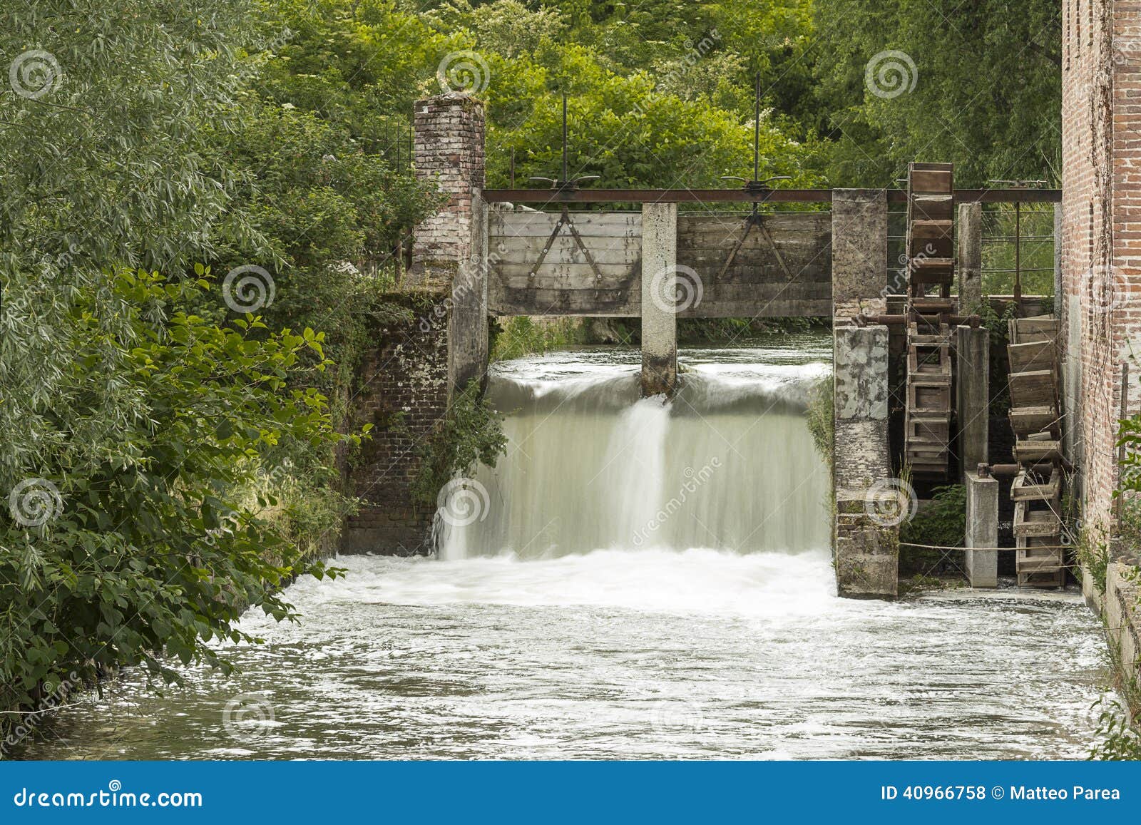 Watermill in countryside stock photo. Image of stone - 40966758