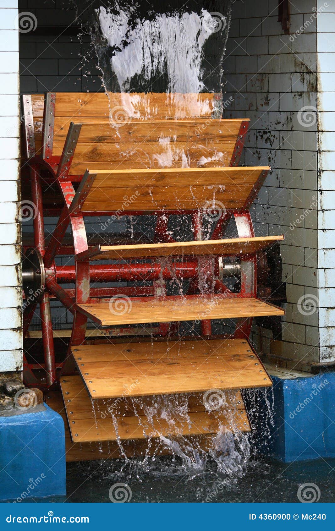 The watermill s wheel stock photo. Image of energy, outdoors - 4360900