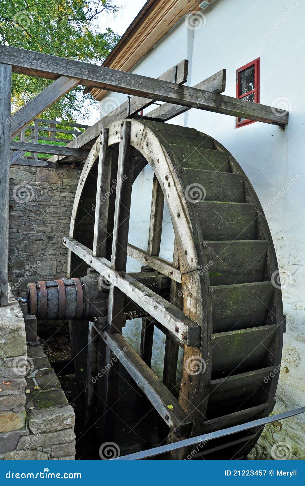 Watermill water mill stock image. Image of industrial - 21223457