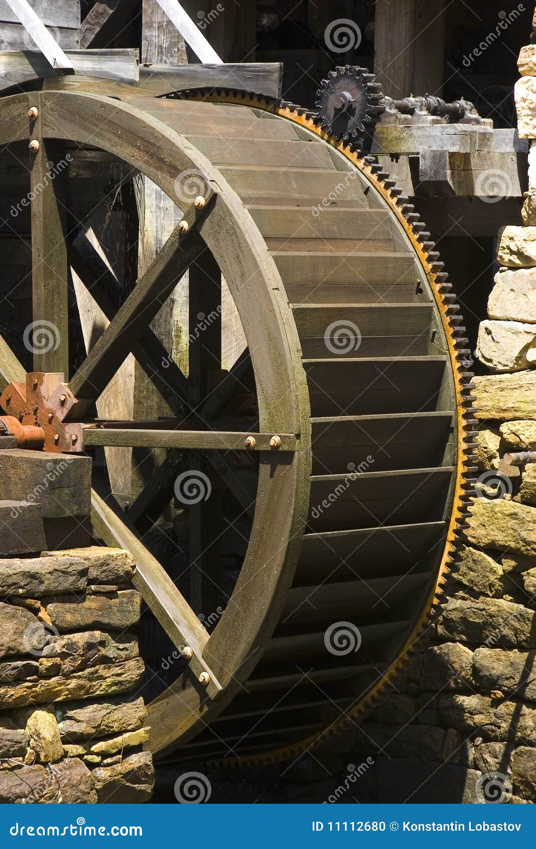 Watermill wheel stock photo. Image of mill, wheel, mechanism - 11112680