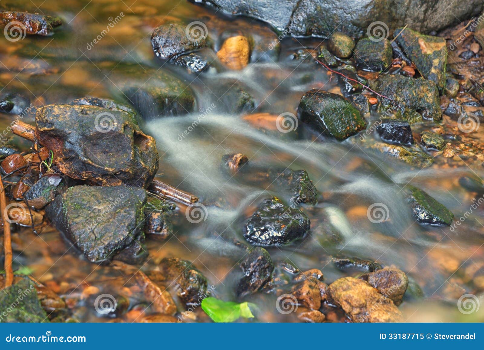WaterOverRocks stock image. Image of river, brook, backgrounds - 33187715