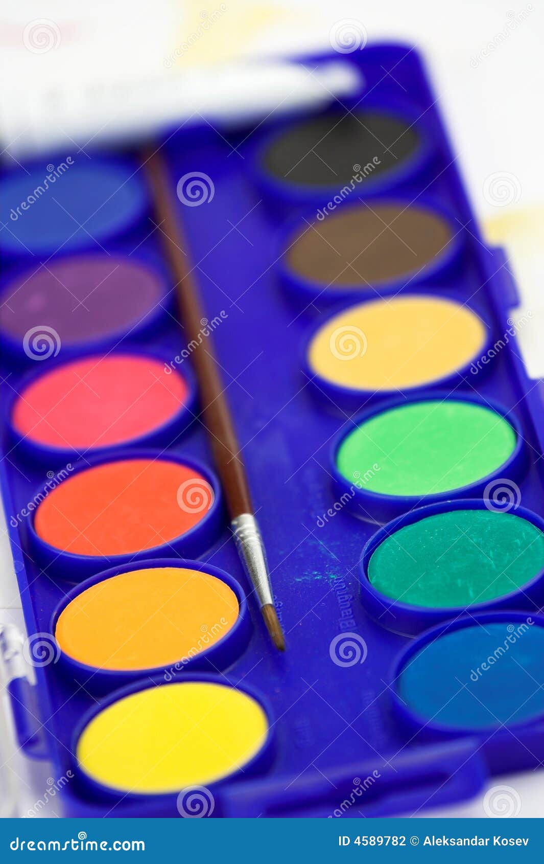 Waterpaints stock photo. Image of paint, artistic, concept - 4589782