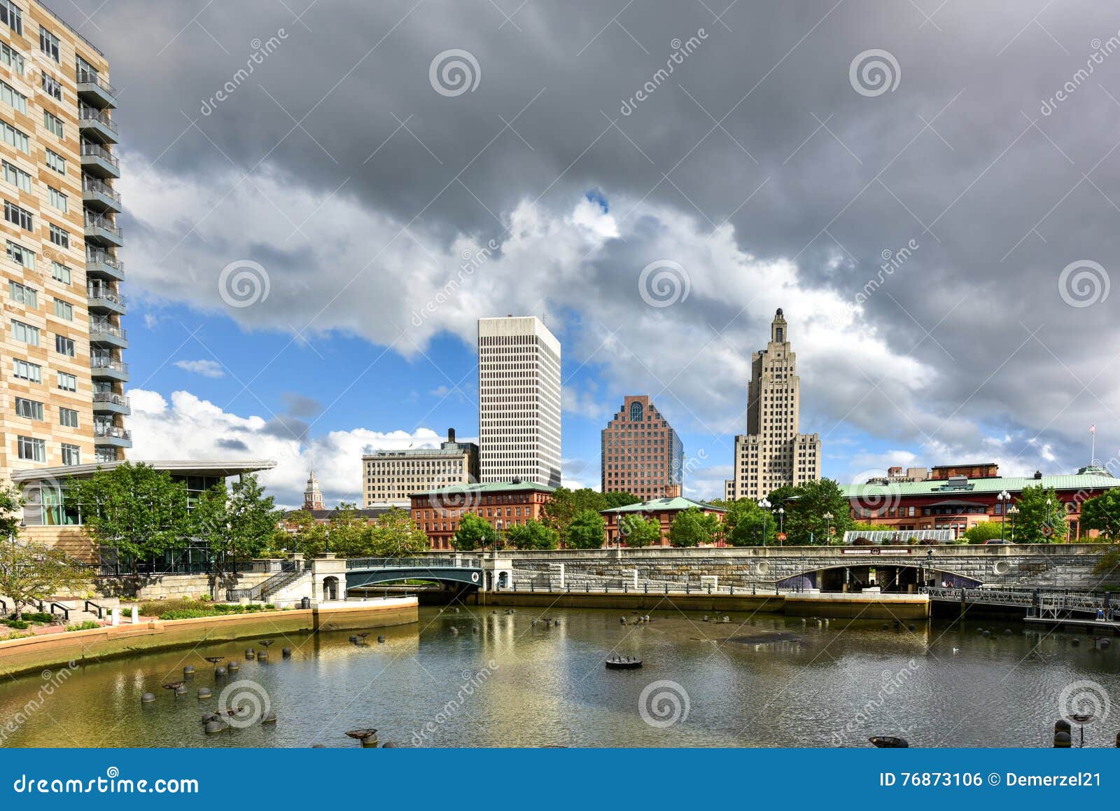 Waterplace Park - Providence, Rhode Island Editorial Photo - Image of ...