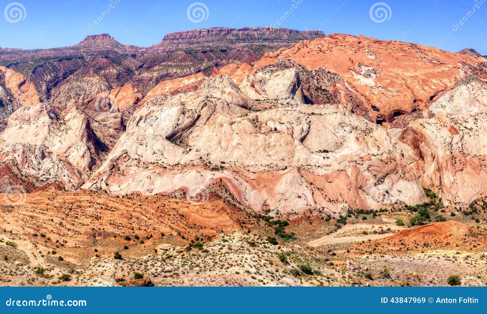 Waterpocket stock image. Image of monocline, nature, canyon - 43847969