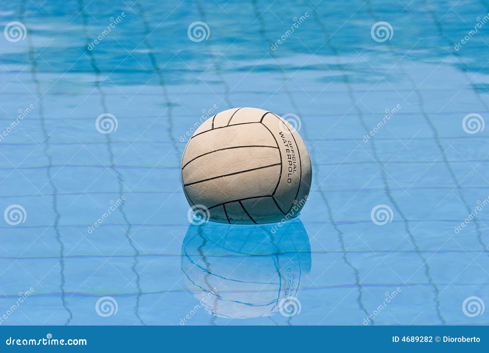Waterpolo ball stock photo. Image of pool, reflection - 4689282