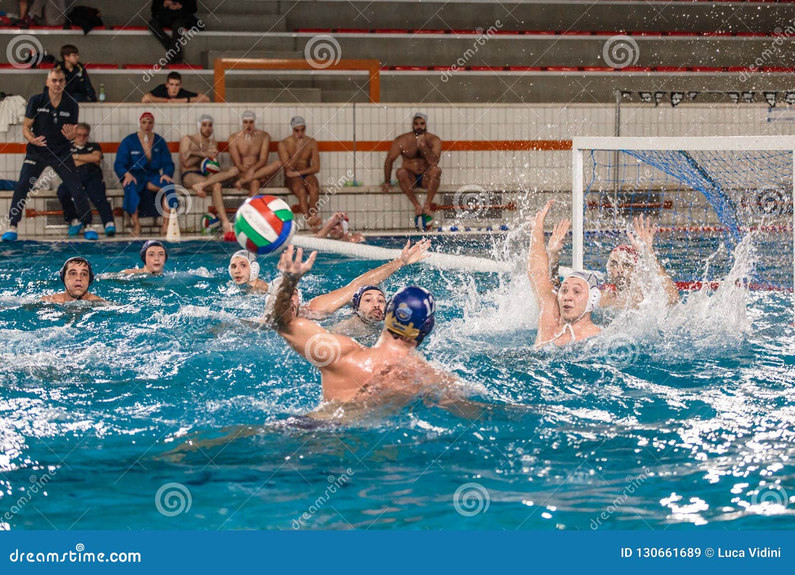 Waterpolo Player - Attack Action Editorial Stock Image - Image of ...