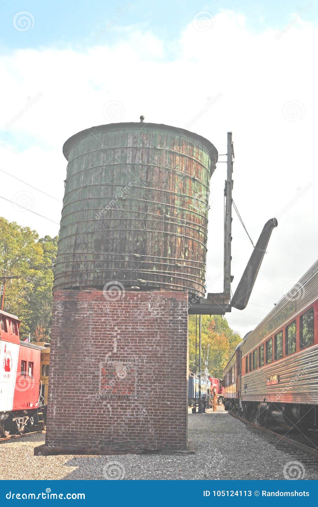 Waterpost redactionele stock foto. Image of spoorweg - 105124113