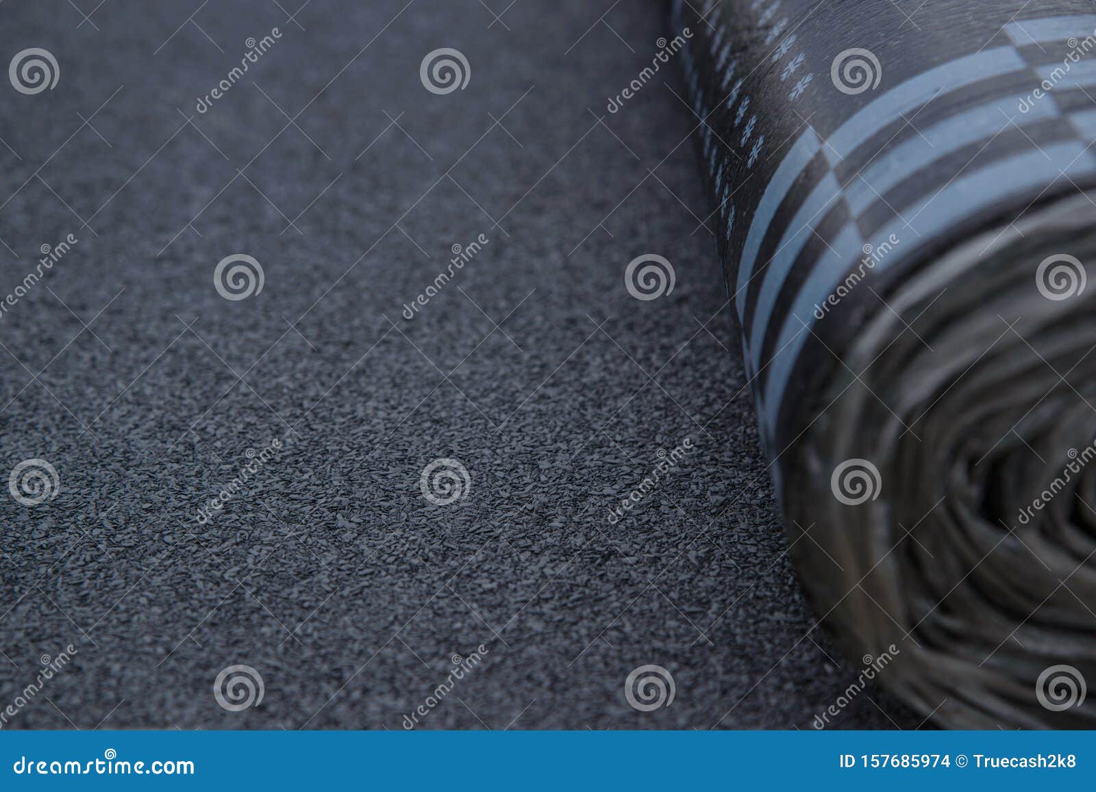 Waterproof Bitumen Roll Covered with Insulation Materials, Abstract ...