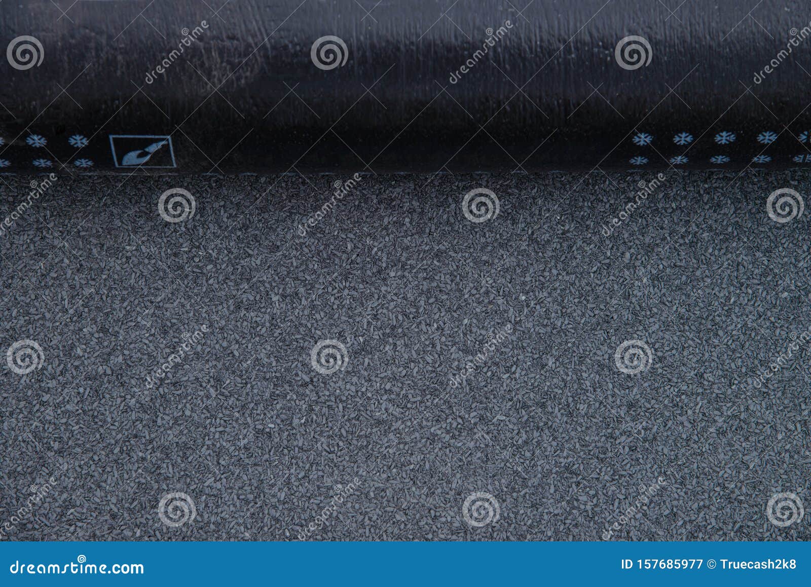 Waterproof Bitumen Roll Covered with Insulation Materials, Abstract ...