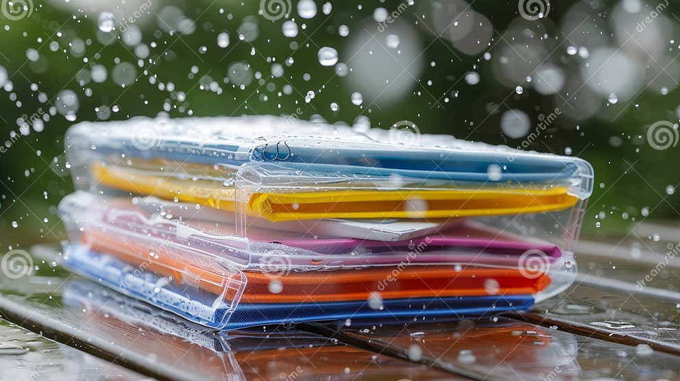 Waterproof Document Covers for Outdoor Learning Stock Illustration ...